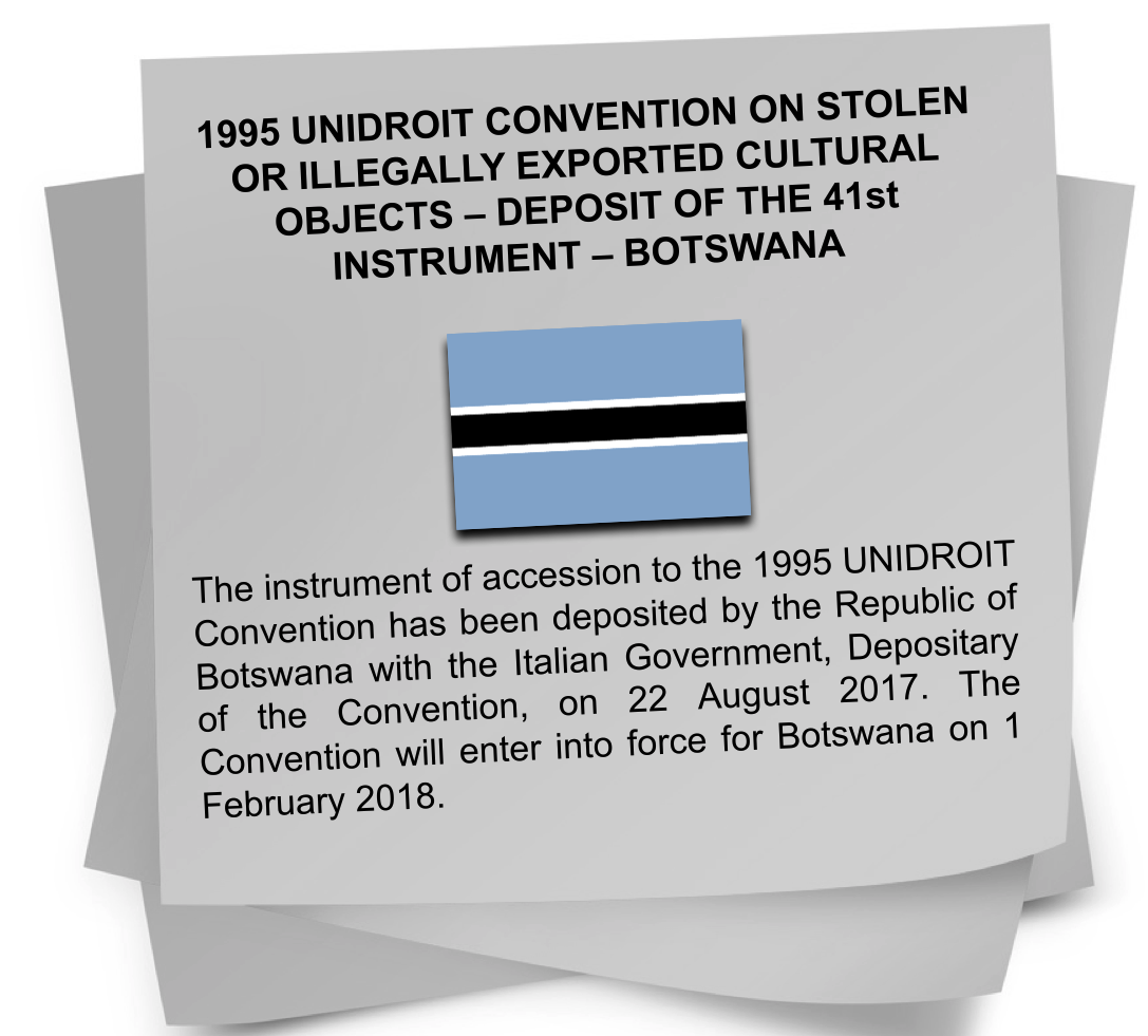Blackboard - The 1995 UNIDROIT Convention Academic Project